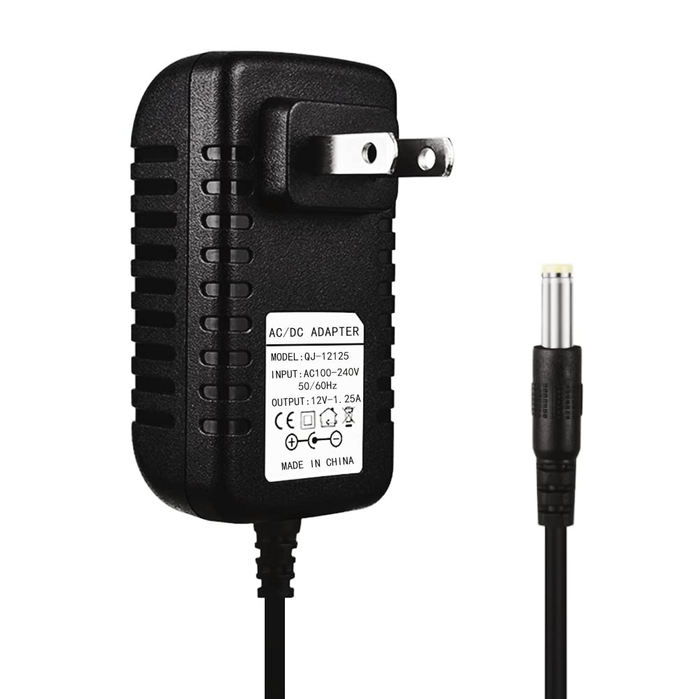 Qjin Power Cord for Echo Dot 5th Gen, Dot 4th Gen, Dot 4/5th Gen with Clock, Dot 4/5th Gen Kids, Echo Pop, Echo Spot 15W Replacement Charger Adapter