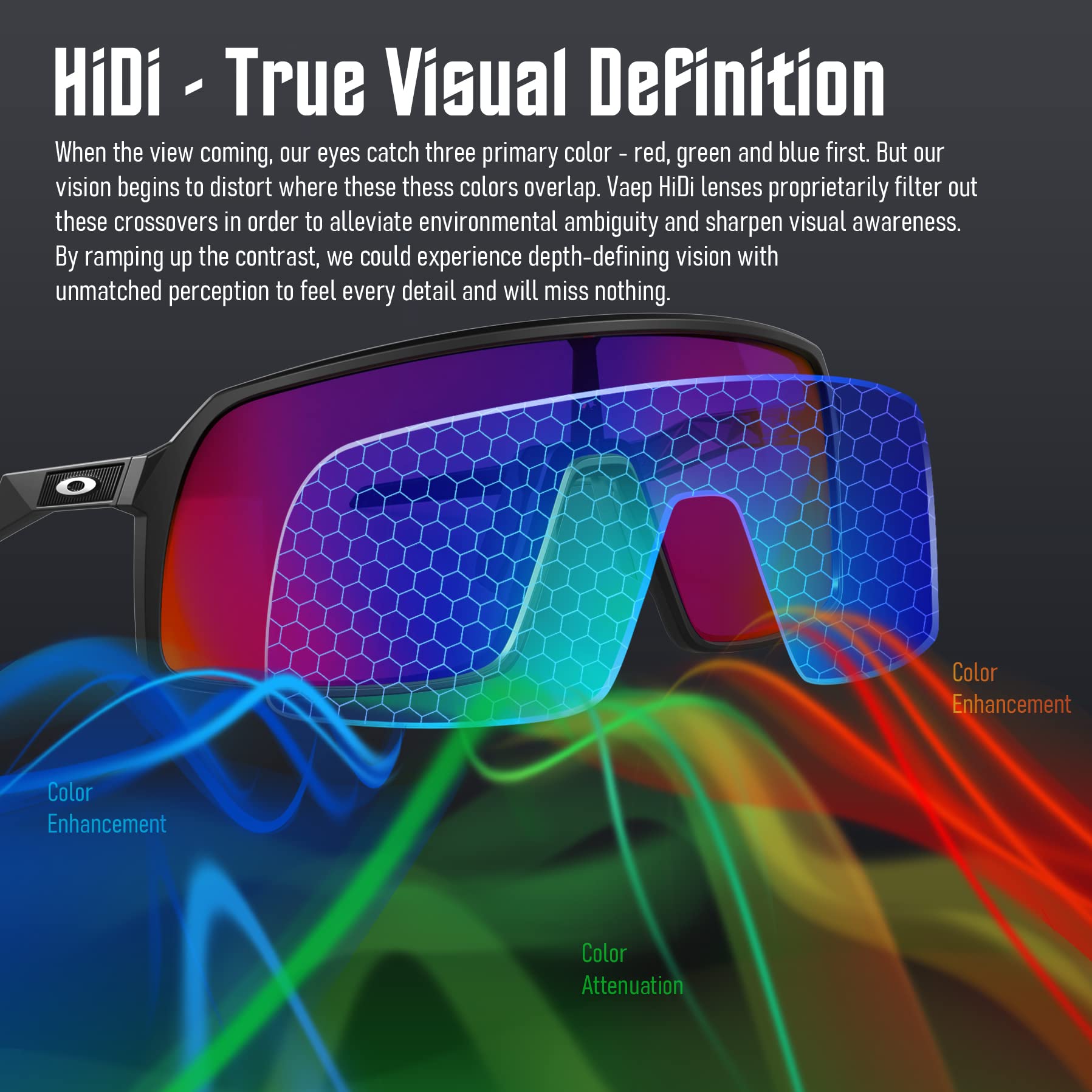 Vaep Polarized Replacement Lenses for Native Wells Sunglasses - Jet Black