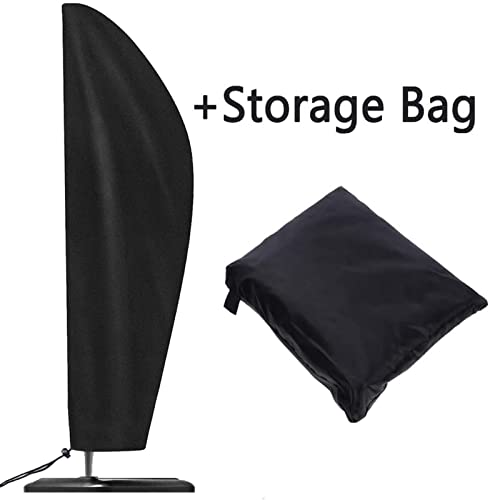 UPODA Patio Umbrella Cover Waterproof Outdoor Anti-UV Umbrella Cover with Zipper (Fit Offset Umbrella 9ft-12ft)