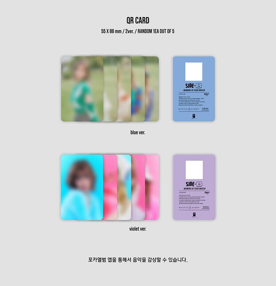 (POCA Ver.) BILLLIE [SIDE-B : MEMOIRS OF ECHO UNSEEN] 1st Single Album (BLUE Ver) K-POP SEALED