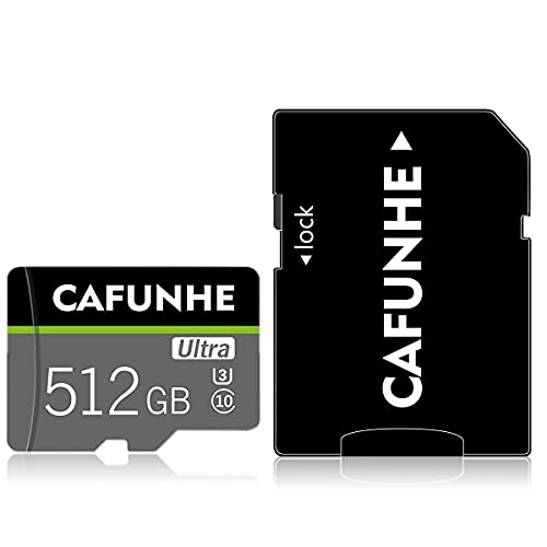 512GB Micro SD Card Memory Card 512GB for Android Phones/PC/Computer/Camera Class 10 512GB TF Card High Speed Flash Cards with Adapter