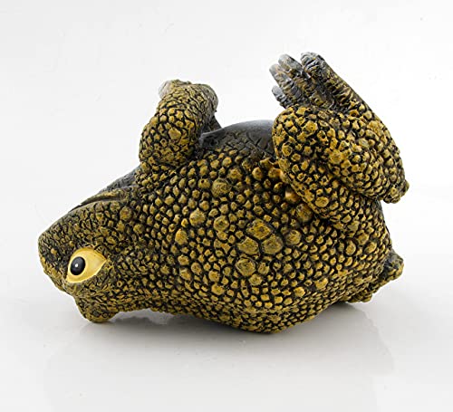 ABEESEA Frog Toad Sculptures Garden Statues Yard Art Resin Decorations Outdoor Outdoor Toad Figurine for Gardens,patios and lawns,Brown