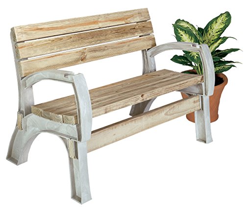 2x4basics 90134ONLMI Hopkins, 6"D x 40"W x 33"H, AnySize Chair or Bench Ends, Sand