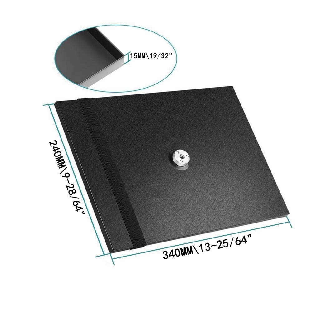 Xintan Tiger Laptop Projector Tray Holder for 1/4" 3/8" Screw Tripod Stand Pallet