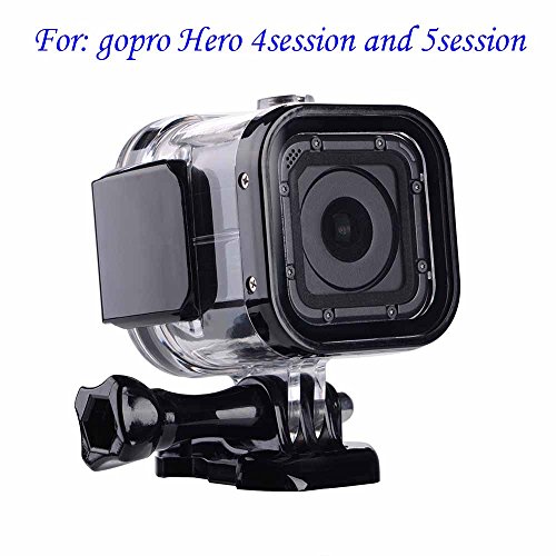 Suptig Replacement Waterproof Case Protective Housing for GoPro Hero Session Hero4 Session Hero5 Session Camera for Underwater Use Water Resistant up to 196ft (60m)