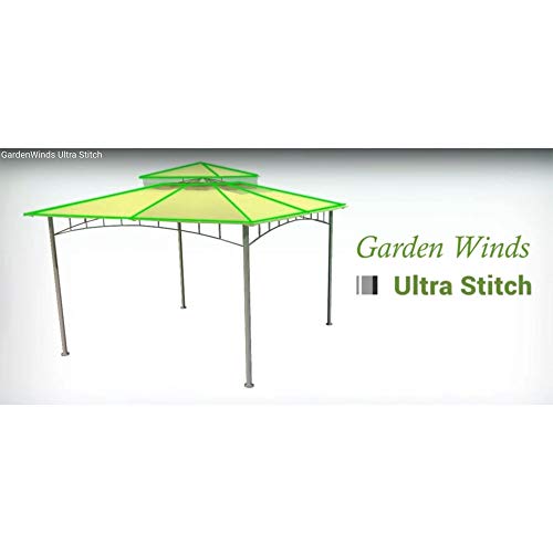 Garden Winds Replacement Canopy for The Shadow Creek Gazebo - Standard 350 - Beige Please Read Product Advice Before Purchasing