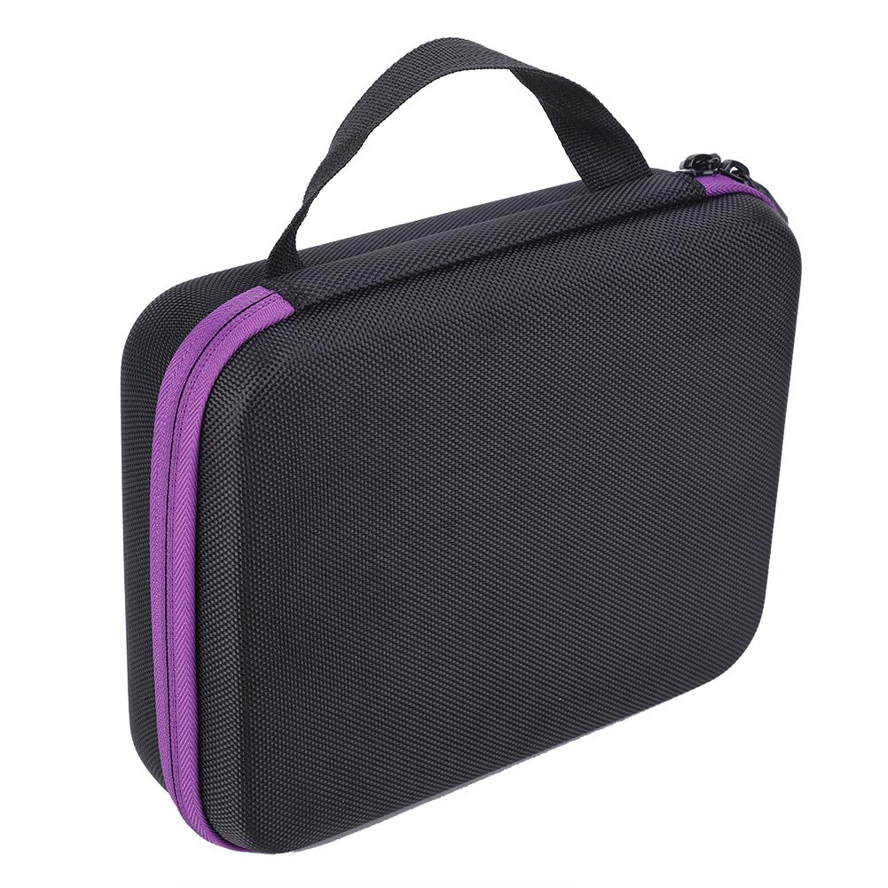 Aqur2020 Diamond Embroidery Box, 30 Slots Diamond Embroidery Box Diamond Painting Accessories Tool Storage Box with 30 Compartments(Purple)
