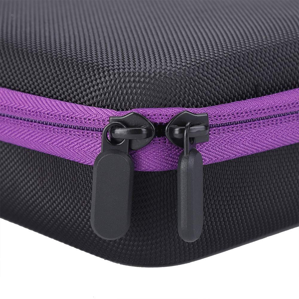 Aqur2020 Diamond Embroidery Box, 30 Slots Diamond Embroidery Box Diamond Painting Accessories Tool Storage Box with 30 Compartments(Purple)