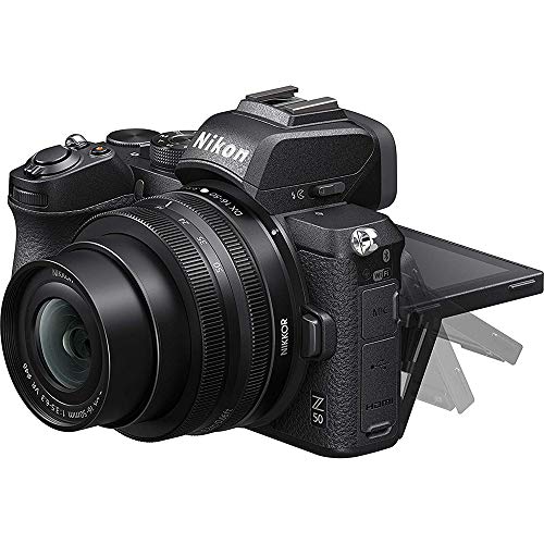Nikon Z50 DX Mirrorless Camera with NIKKOR Z DX 16-50mm f/3.5-6.3 VR Lens - 1633B (Renewed)