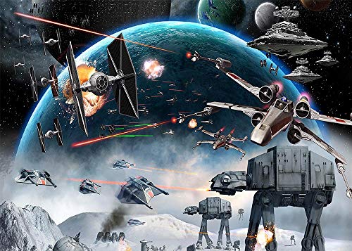 Universe Wars Photography Background Spaceship Interior Science Fiction Series Background with Earth Photo Baby Shower Kids Birthday Decorations Banner 5X3FT
