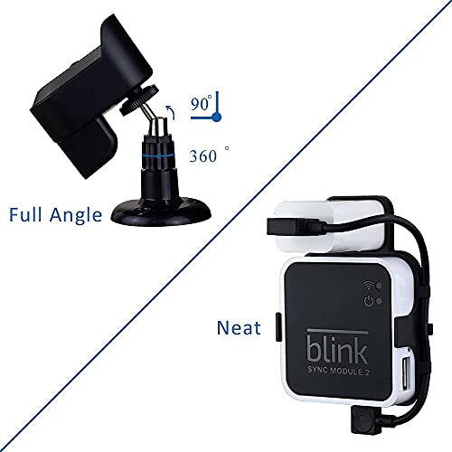 All New Blink Outdoor Camera Mount Bracket,5 Pack Full Weather Proof Housing/Mount with Blink Sync Module Outlet Mount for Blink Outdoor Cameras Security System(Blink Camera not Included)
