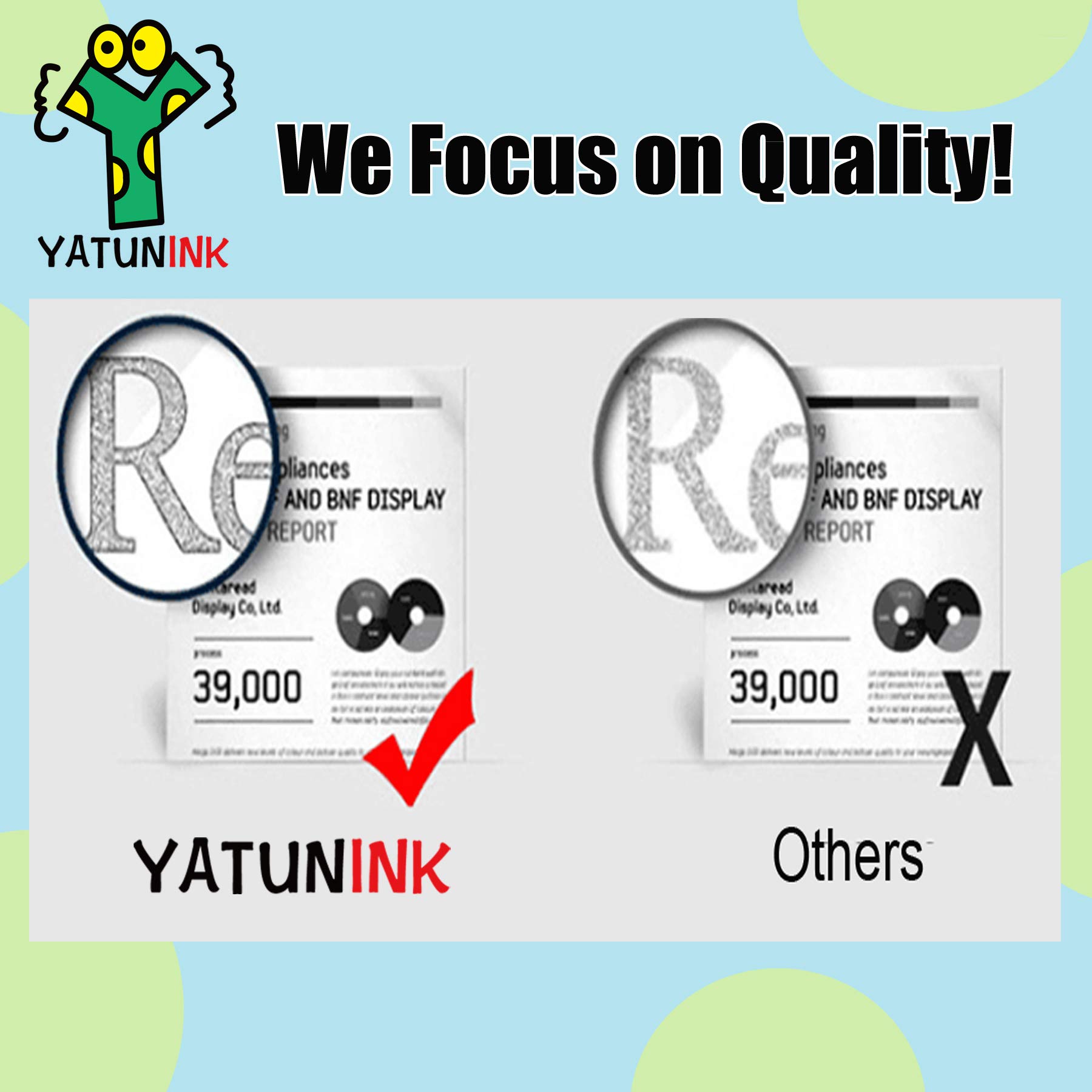 YATUNINK Remanufactured Ink Cartridge Replacement for HP 962XL Black 962 XL Cyan Magenta Yellow Ink Cartridges Combo Pack for HP Officejet 9012 OfficeJet Pro 9010 9015 9018 9020 9025 Printer (4 Pack)