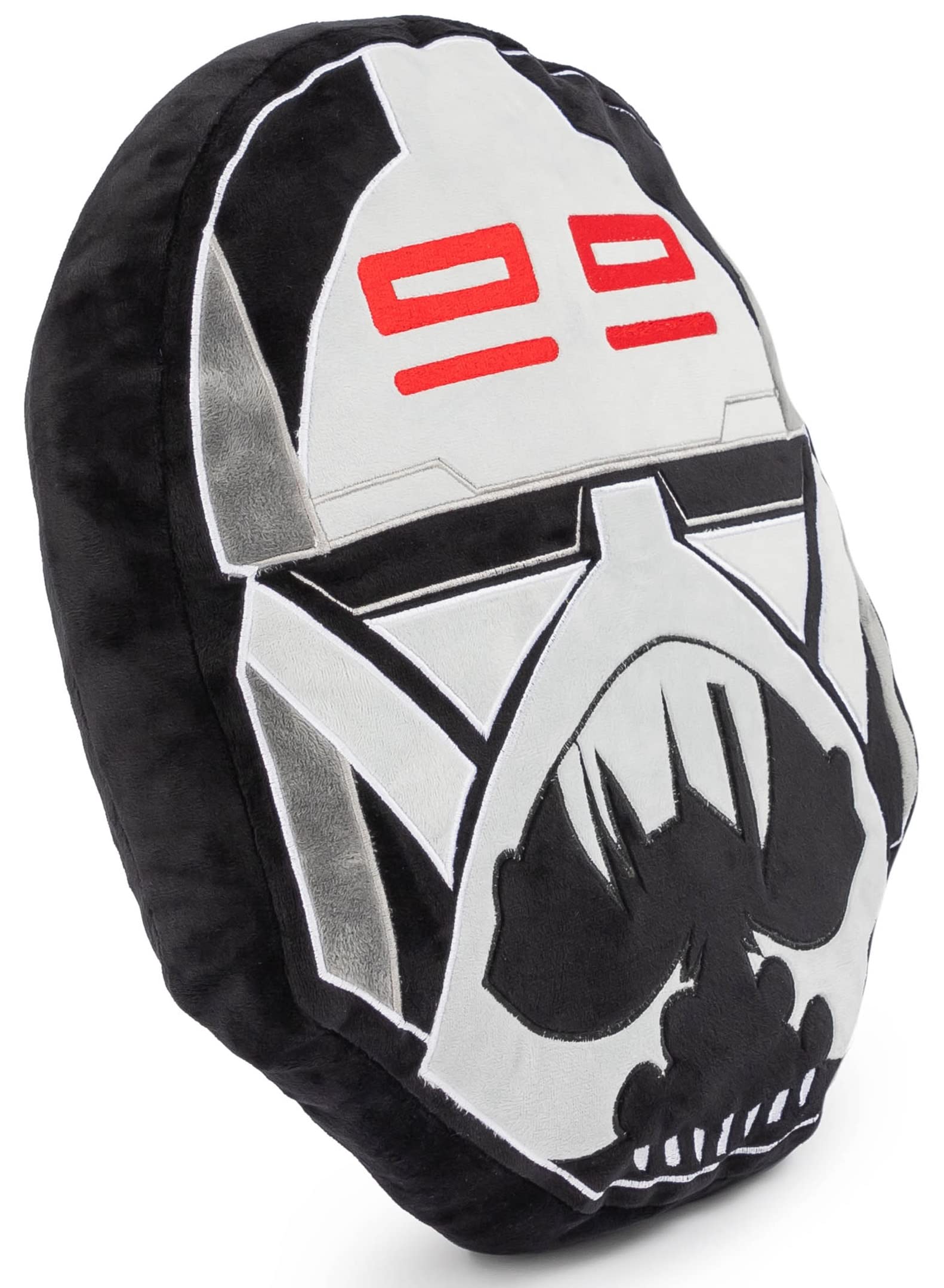 Jay Franco Star Wars The Bad Batch Echo Shaped Decorative Pillow - Kids Super Soft Throw Plush Pillow - Measures 16 inches (Official Star Wars Product)