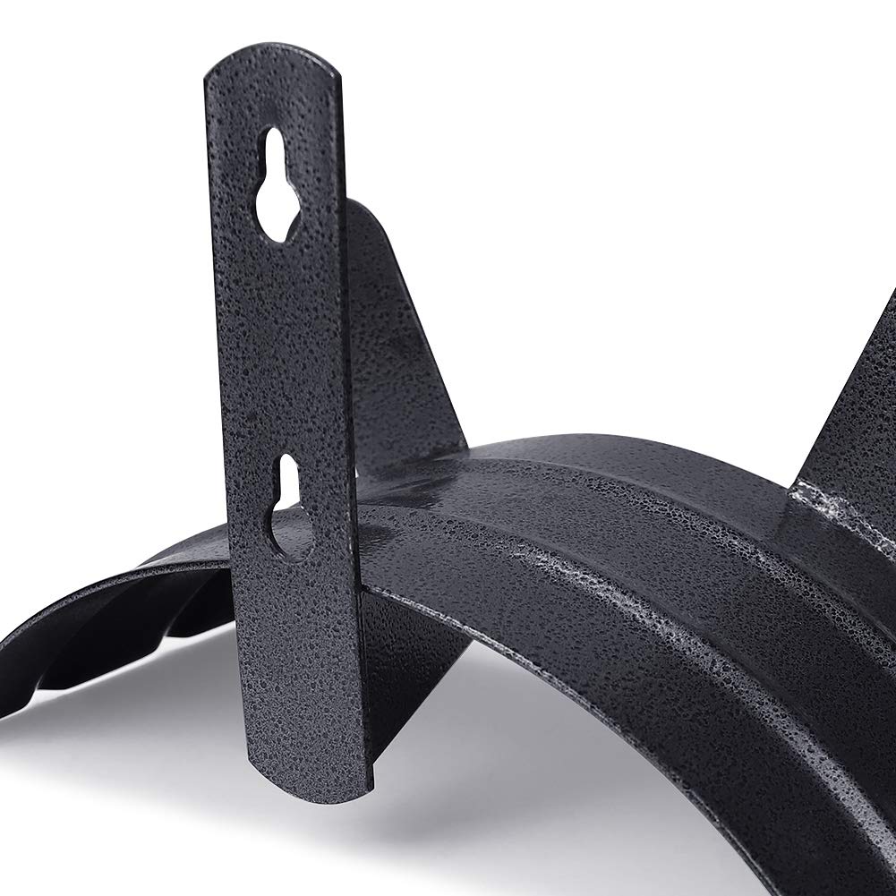 Deluxe Wall Mount Garden Hose Hanger Duty Metal Hose Holder Easily Holds 125 3/4ββ Hose