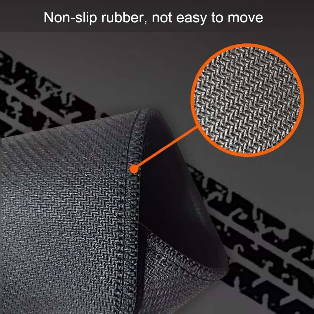 Mouse Pad with Stitched Edge, Comfortable Mouse Pads with Non-Slip Rubber Base, Durable and Washable Mousepads for Computers Laptop Mouse,8.6x7x0.06inch,Classic Black (2 Pack)