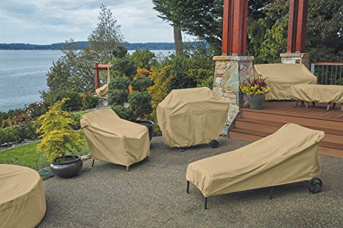 Classic Accessories Terrazzo Water-Resistant 26.5 Inch Patio Chair Cover, Outdoor Chair Covers