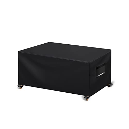 LTSxop Patio Furniture Covers, Waterproof and Heavy Duty 600D Outdoor Sectional Sofa Set Cover and Patio Table Covers, Table and Chair Set Covers for Rainy, Snowy and Sunny, 110" L x 84" W x 28" H