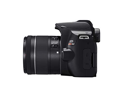 Canon EOS Rebel SL3 Digital SLR Camera with EF-S 18-55mm Lens kit, Built-in Wi-Fi, Dual Pixel CMOS AF and 3.0 Inch Vari-Angle Touch Screen, Black
