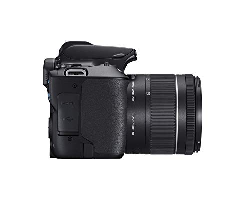 Canon EOS Rebel SL3 Digital SLR Camera with EF-S 18-55mm Lens kit, Built-in Wi-Fi, Dual Pixel CMOS AF and 3.0 Inch Vari-Angle Touch Screen, Black