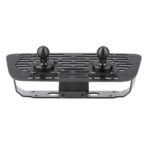 Bulletpoint Dash Mount Cell Phone Holder Compatible with 2011-2018 Jeep Wrangler JK JKU 20mm Ball Mount (RubiGrid Multi-Device Mount)