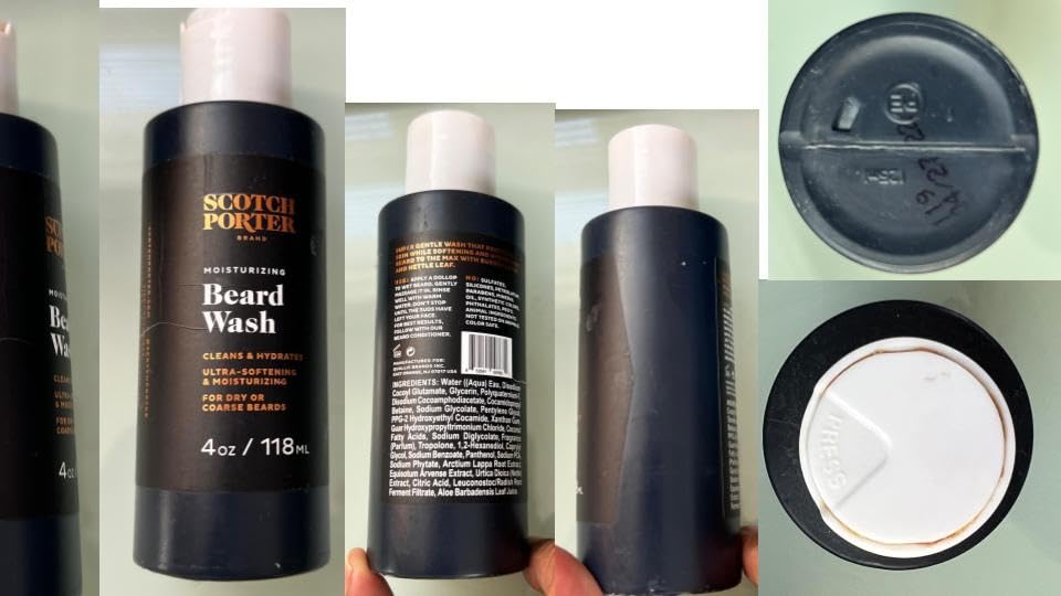 Scotch Porter Beard Kit | Includes Beard Wash, Beard Conditioner, Beard Balm, and Beard Serum | Formulated with Non-Toxic Ingredients, Free of Parabens, Sulfates & Silicones | Vegan
