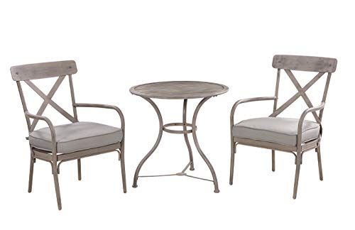 Liberty Garden Patio SC-K-401-3 Marquette 3-Piece Bistro Set, Distressed Umber
