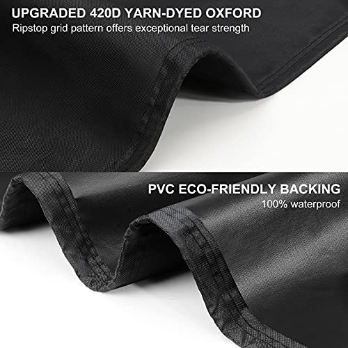 YoungBee Patio Furniture Set Covers,Rectangular/Square Patio Table Cover Waterproof, Windproof, Upgraded Tear-Resistant 420D Oxford Large Outdoor Furniture Covers 95" W x 64" D x 39" H