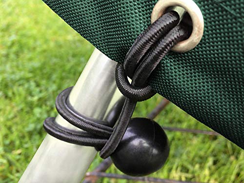 Bosmere Weatherproof Bistro Set Outdoor Cover for 2 Chairs & Round Table 49" L x 25" W x 31" H, Green