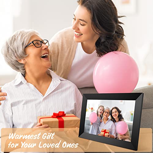 Digital Photo Frame, AUZNCU 10.1β WiFi Digital Picture Frame with Built-in 16GB Memory,Auto-Rotate Portrait and Landscape,HD IPS Touch Screen, Share Photo and Video Instantly via Frameo App