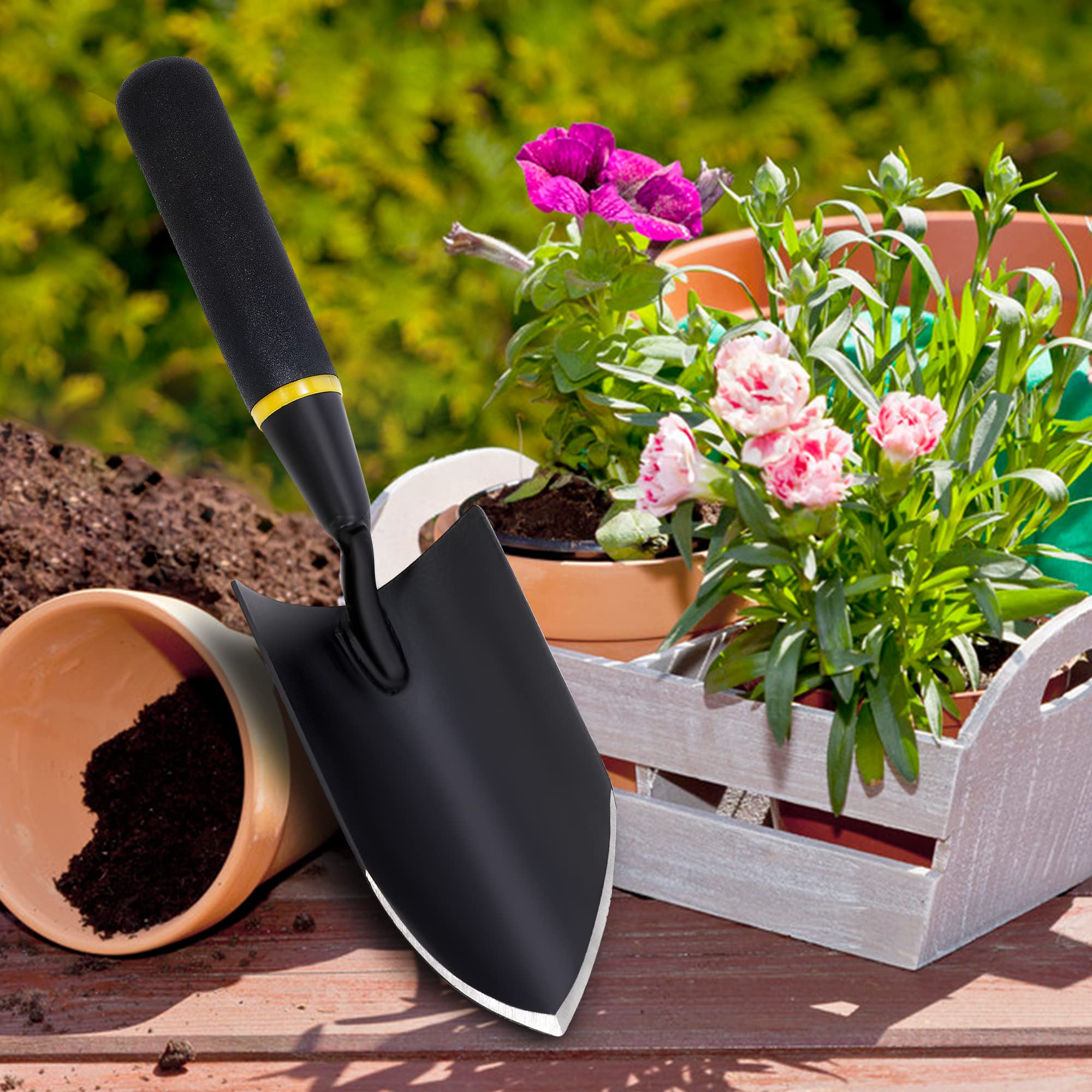 Garden Trowel, Heavy-Duty Trowel Garden Tool, Super Hard Hand Trowel, Garden Shovel for Diligent Farmer Soil Excavation, Planting and Transplanting