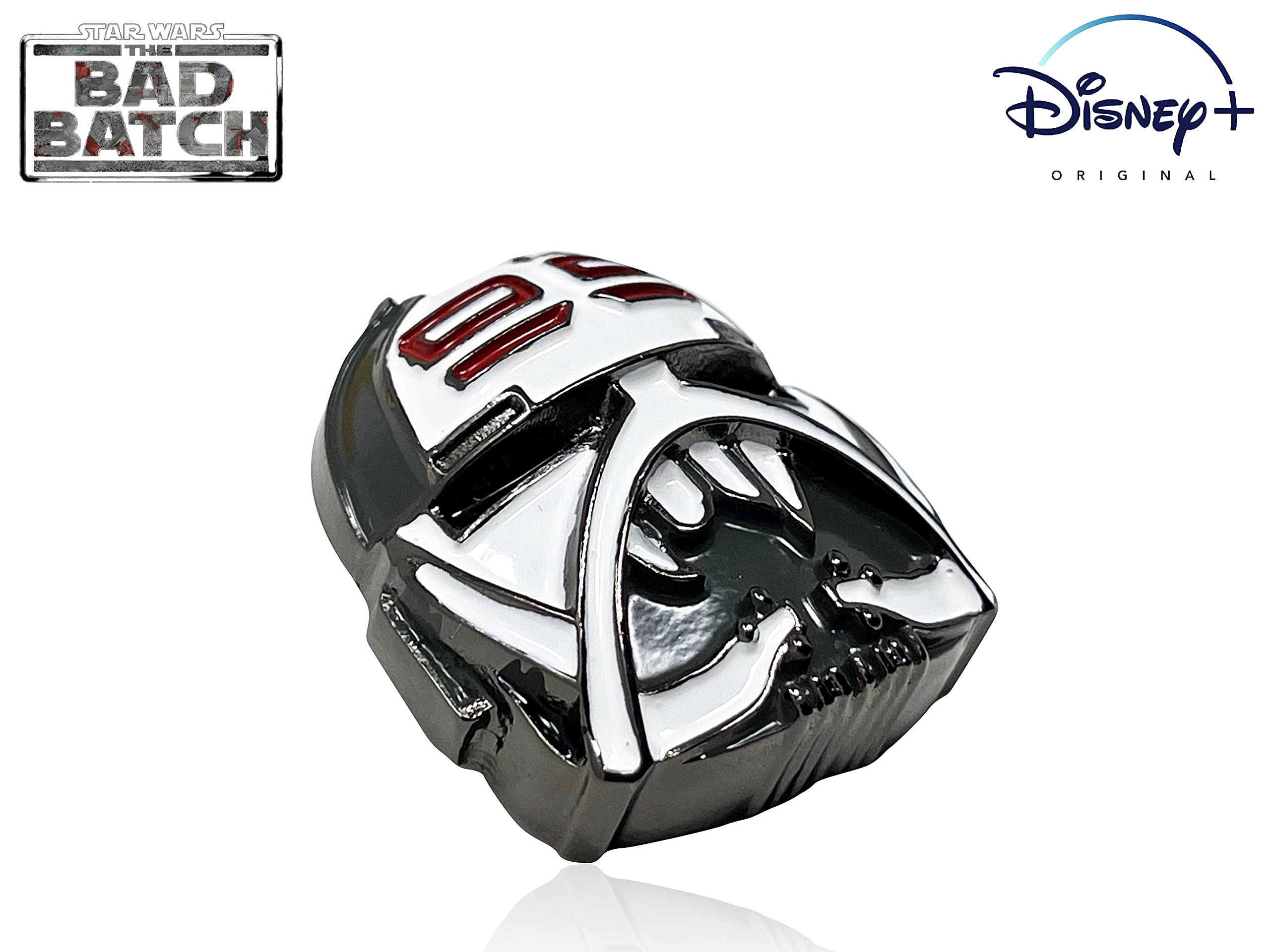 Disney's Star Wars BAD BATCH 3-Dimensional HELMET PIN, Collectors 5 PIN SET, Official Lucasfilm Star Wars Bad Batch 3D METAL HELMETS, 5 x Pins