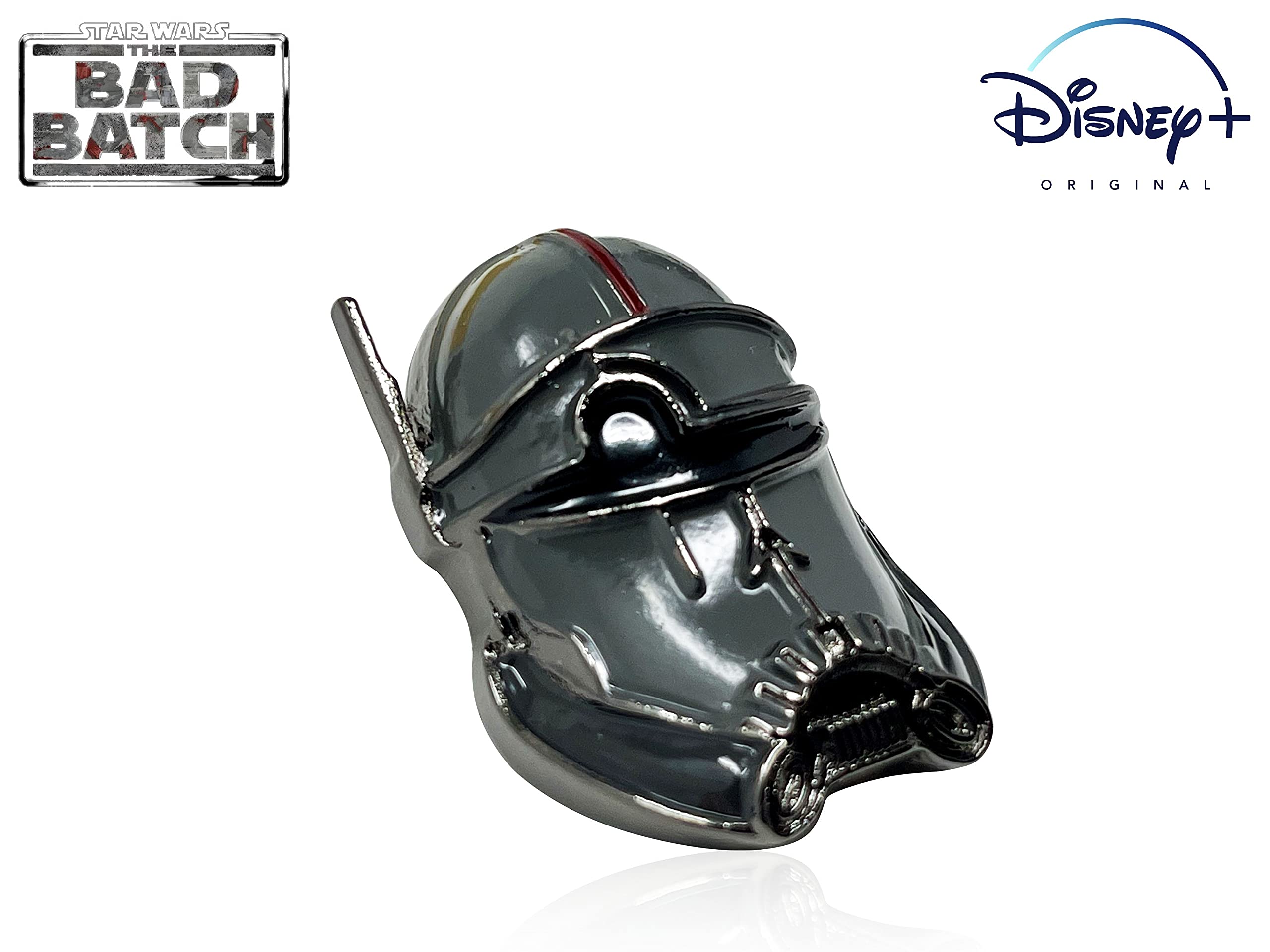 Disney's Star Wars BAD BATCH 3-Dimensional HELMET PIN, Collectors 5 PIN SET, Official Lucasfilm Star Wars Bad Batch 3D METAL HELMETS, 5 x Pins