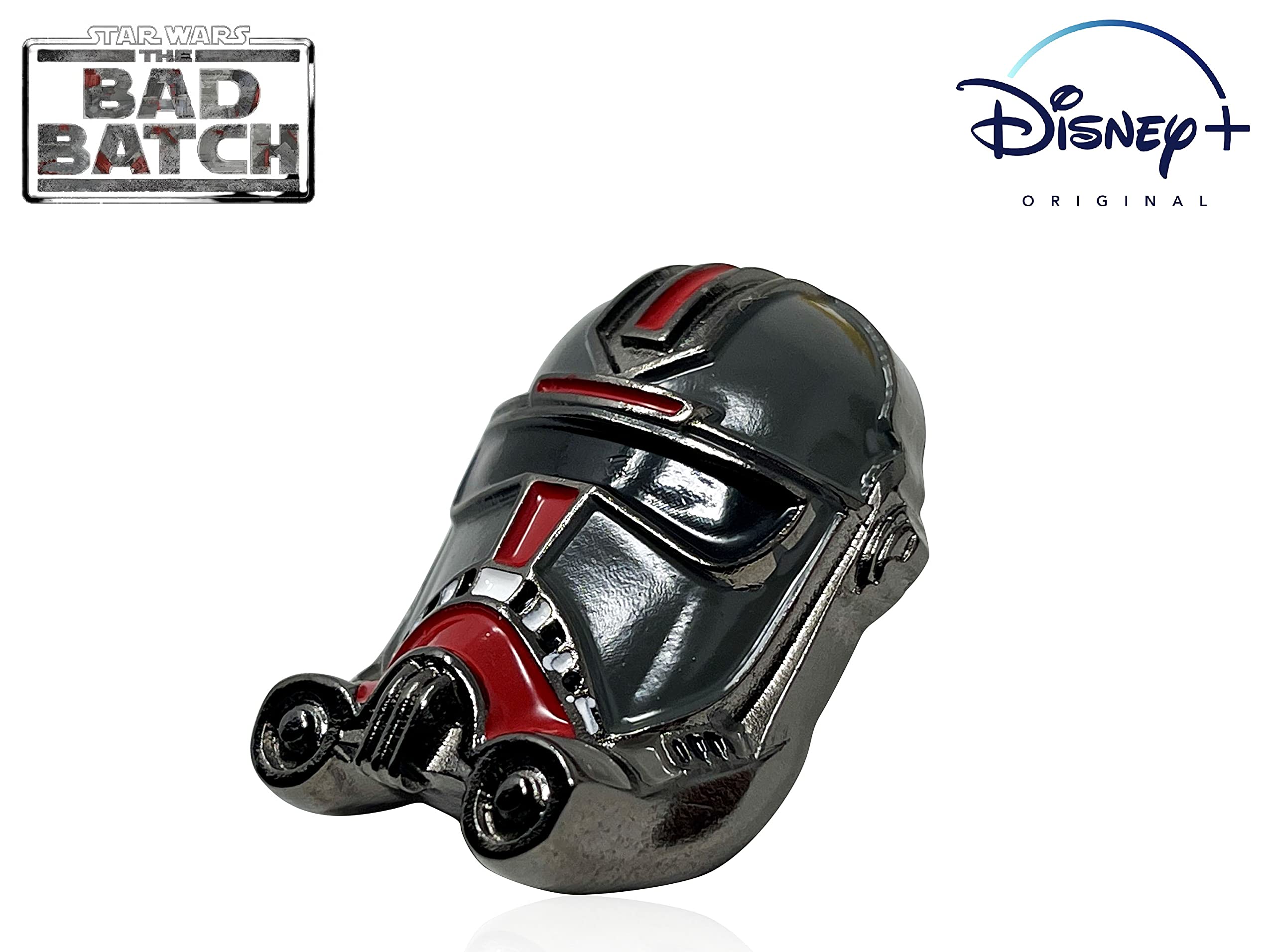 Disney's Star Wars BAD BATCH 3-Dimensional HELMET PIN, Collectors 5 PIN SET, Official Lucasfilm Star Wars Bad Batch 3D METAL HELMETS, 5 x Pins