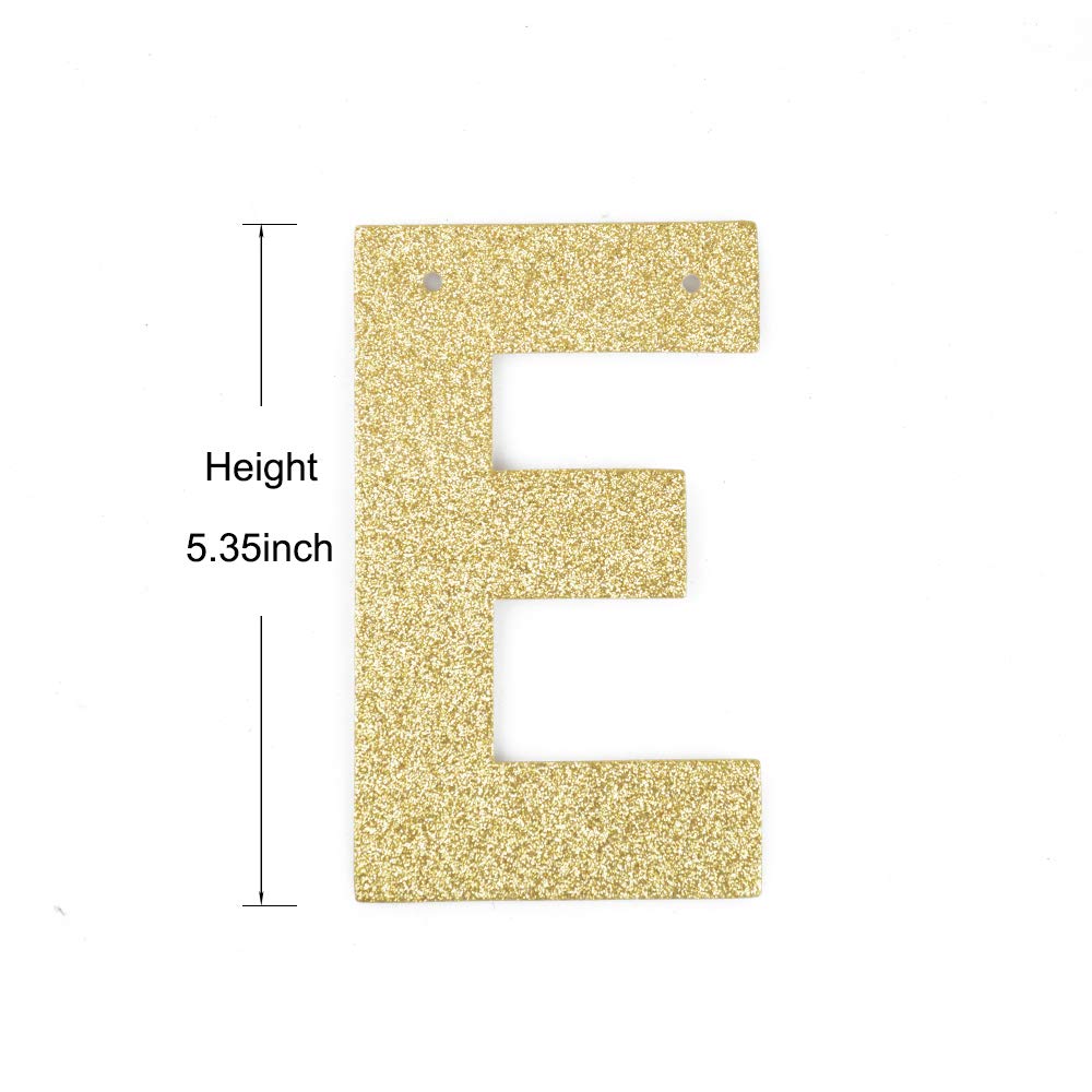 Two Less Fish in The Sea Gold Gliter Banner Sign, Engagement Bridal Shower Wedding Bachelorette Party Photoprops Decorations.