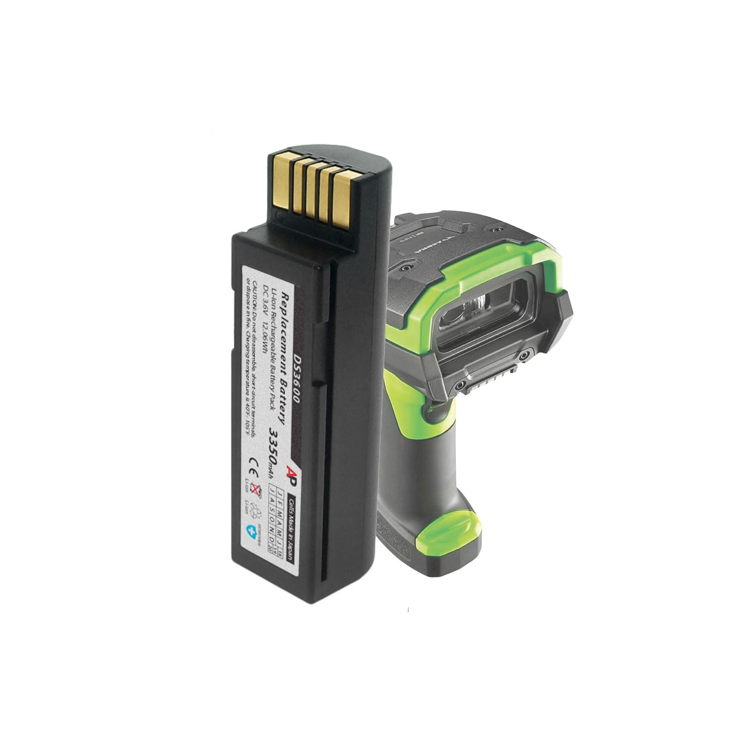 Artisan Power Replacement Battery for Zebra 3600 Series Scanners (DS3678, LI3678, LS3678). 3350 mAh