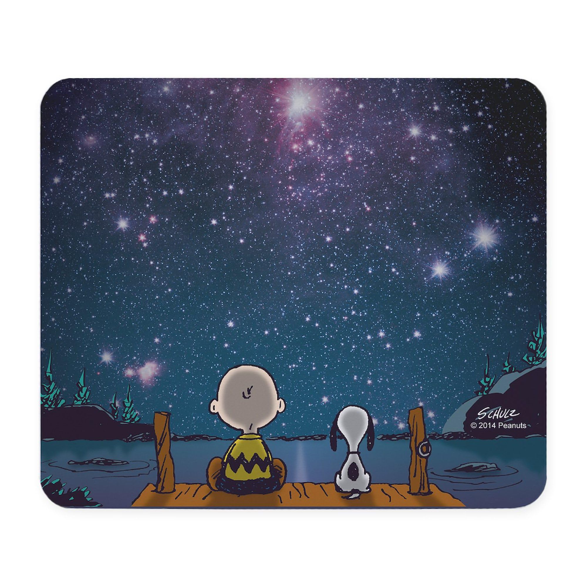 CafePress Spaced Out Peanuts Mousepad Non-Slip Rubber Gaming Mousepad