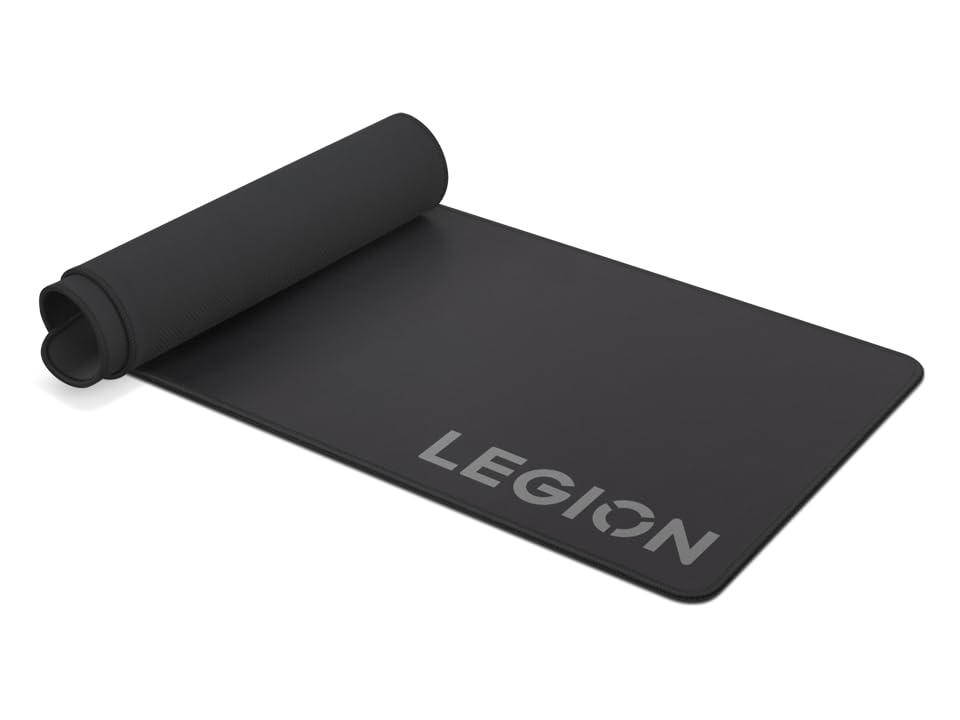 Legion Gaming XL Cloth Mouse Pad, Anti-Fray, Non-Slip, Water-Repellent, GXH0W29068, Black