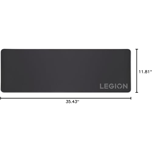 Legion Gaming XL Cloth Mouse Pad, Anti-Fray, Non-Slip, Water-Repellent, GXH0W29068, Black