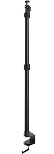 Elgato Master Mount L - Premium Desk Clamp with Pole extendable up to 125cm/49in and 1/4 inch Thread to Mount Lights, Cameras, and Microphones, perfect for Streaming, Videoconferencing, and Studios