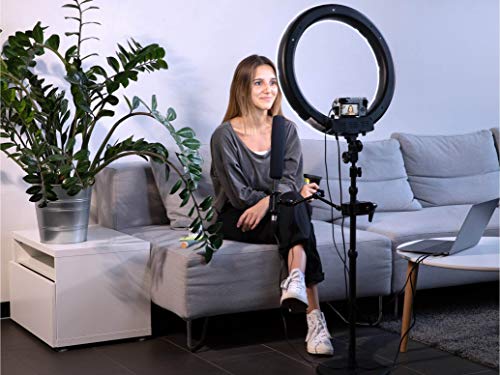Elgato Master Mount L - Premium Desk Clamp with Pole extendable up to 125cm/49in and 1/4 inch Thread to Mount Lights, Cameras, and Microphones, perfect for Streaming, Videoconferencing, and Studios