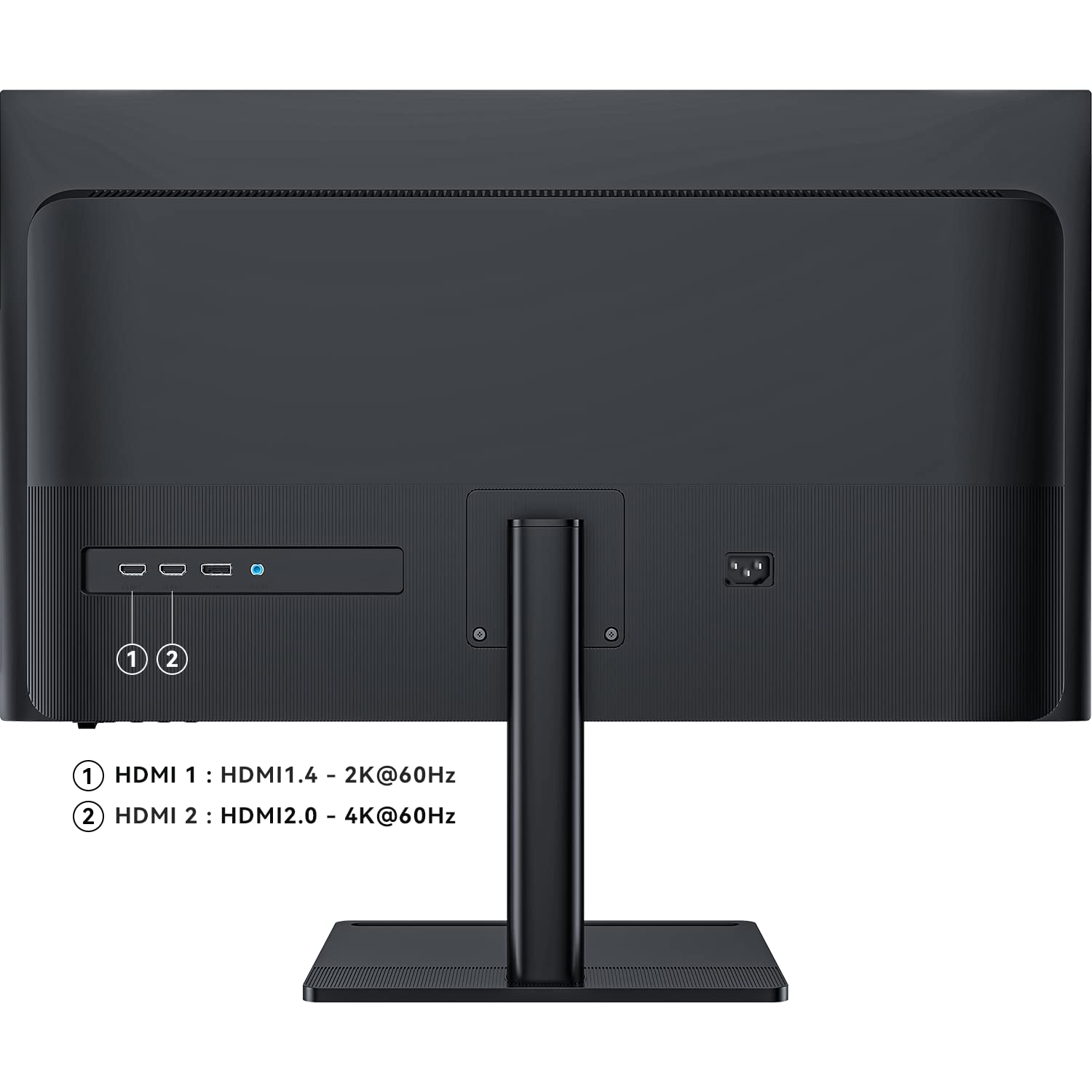 INNOCN 28" 4K UHD 3840 x 2160 IPS Computer Monitor Built-in Speaker, 93% DCI-P3, HDMI, Display Port, Eye Care, Flicker Free, Height/Tilt Adjustable Stand, Black