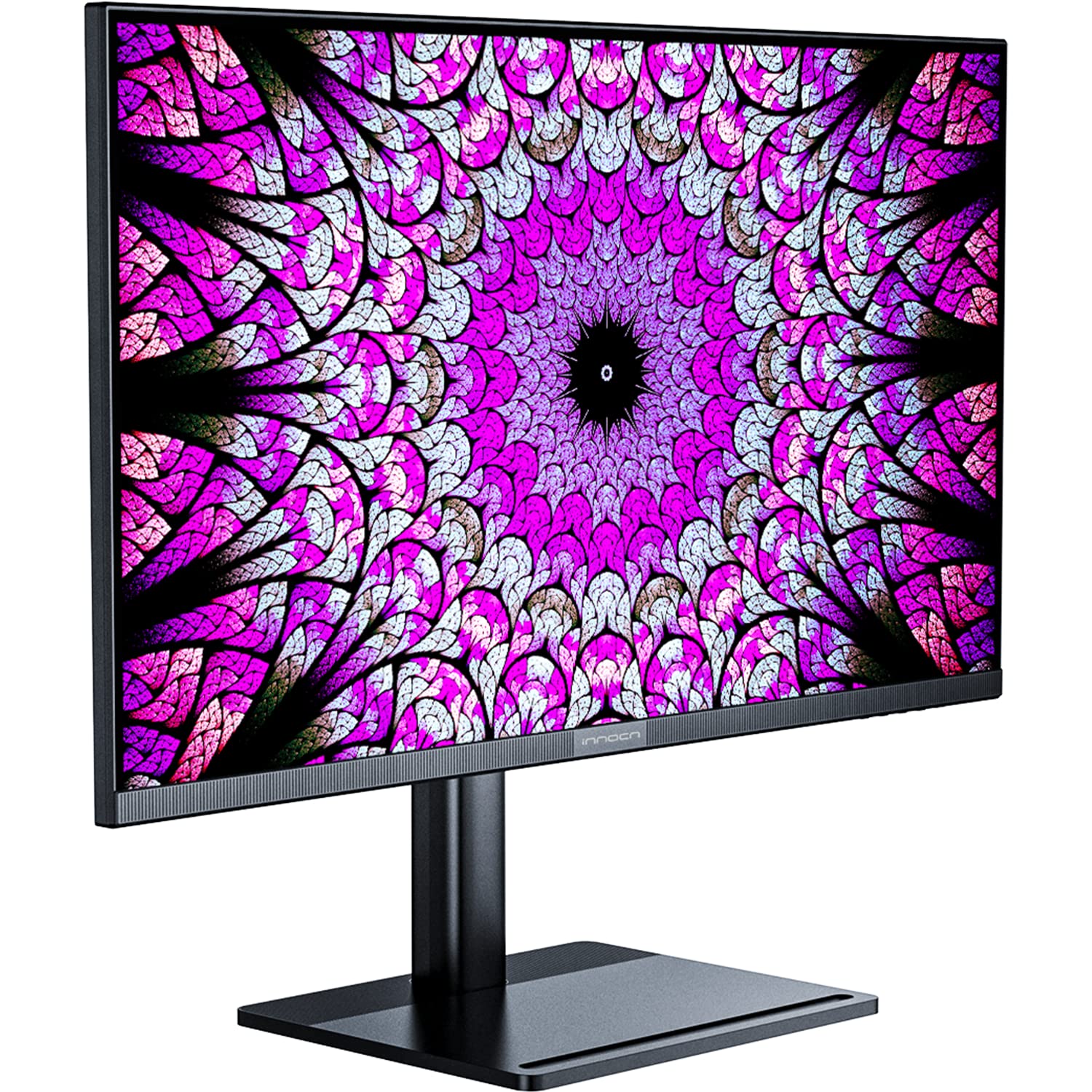 INNOCN 28" 4K UHD 3840 x 2160 IPS Computer Monitor Built-in Speaker, 93% DCI-P3, HDMI, Display Port, Eye Care, Flicker Free, Height/Tilt Adjustable Stand, Black