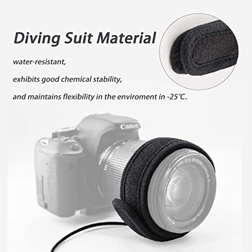 MOVE SHOOT MOVE Lens Warmer with Cold Flexible Cable Down to -25 Dew Heater Preventing Lens from Fogging and Condensation, Compatible with Telescopes and Camera in 4.26" Diameter