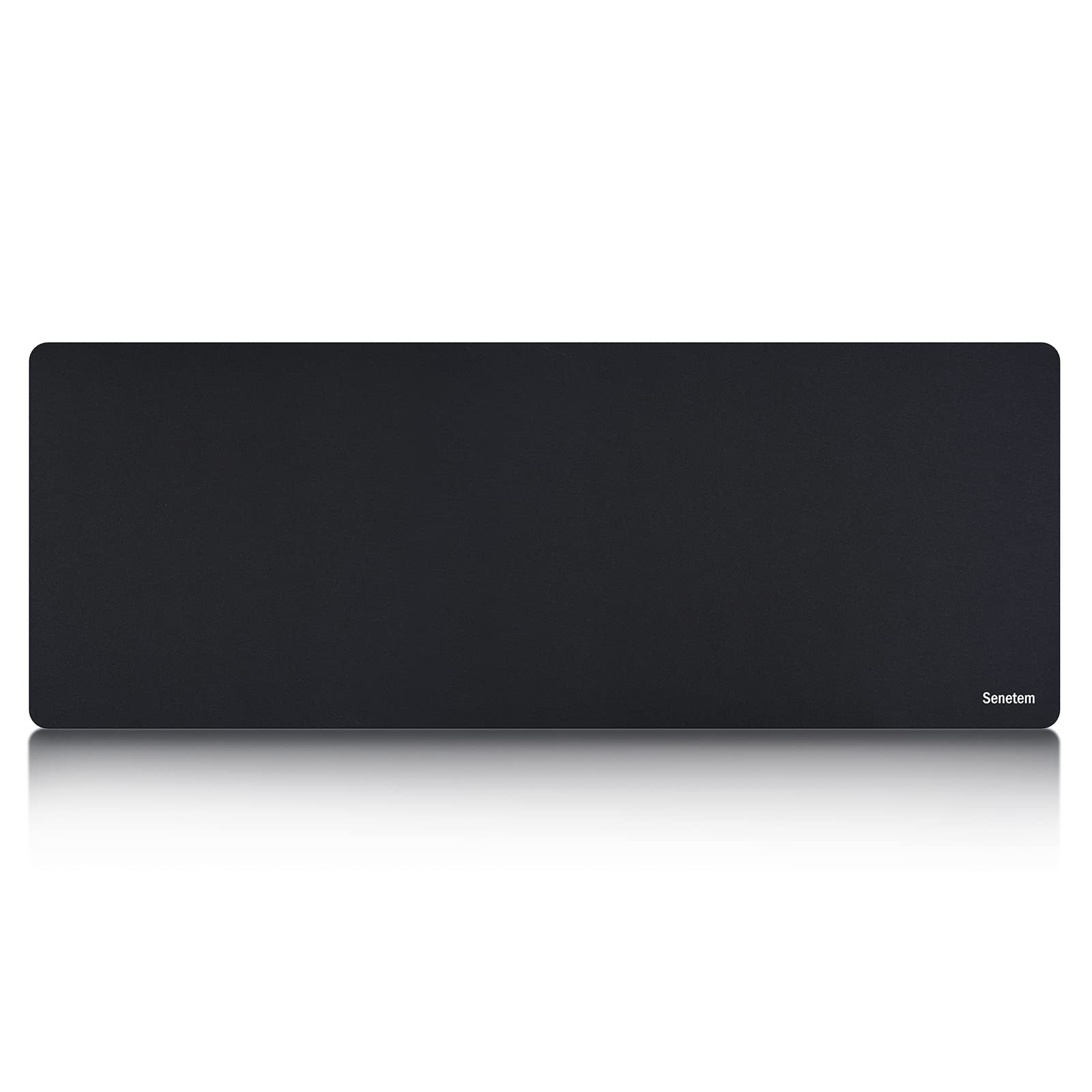 Senetem XXXL Large Mouse Pad, Thin Gaming Mousepad, Extended Mouse Mat, Non-Slip Rubber Base Keyboard Pad, Big & Long Computer Mat for Desk, Black, XXXL, 35.4x15.7 in