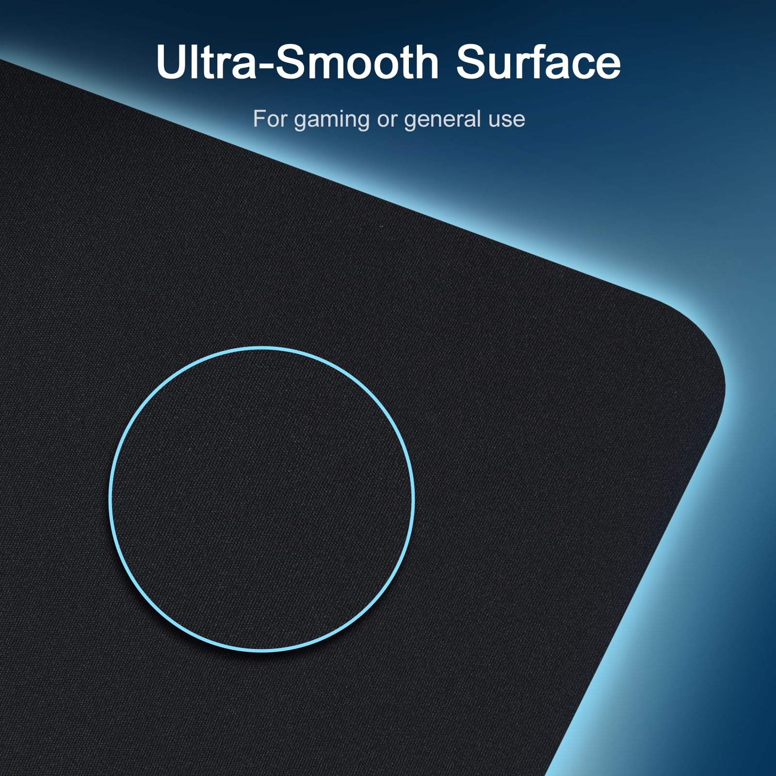 Senetem XXXL Large Mouse Pad, Thin Gaming Mousepad, Extended Mouse Mat, Non-Slip Rubber Base Keyboard Pad, Big & Long Computer Mat for Desk, Black, XXXL, 35.4x15.7 in