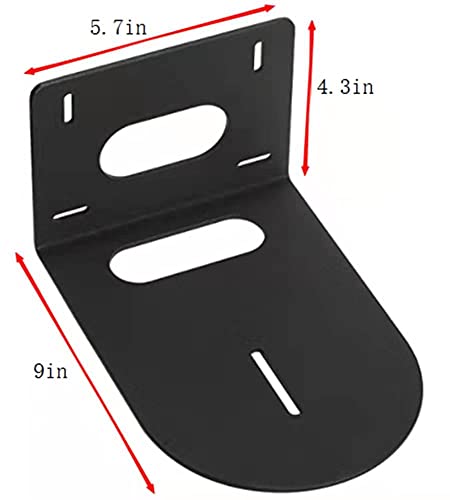 PTZ Camera Mounting Bracket Compatible with HuddleCam, PTZOptics, Sony, AVIPAS or AVKANS SMTAV FOMAKO PRISUAL PTZ Camera, Small Universal Wall Mount Bracket | Black Color