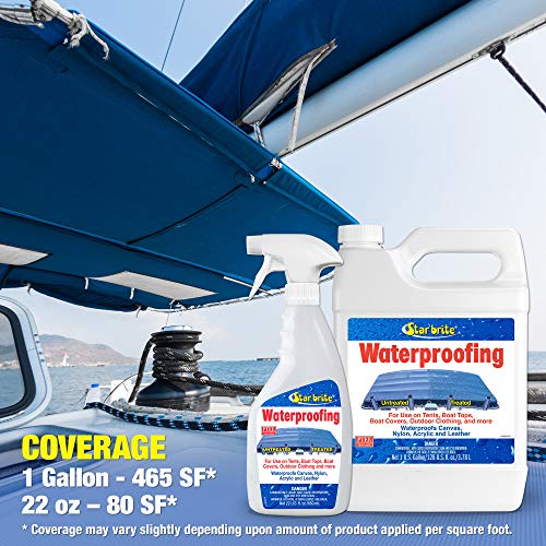 STAR BRITE Waterproofing Spray, Waterproofer + Stain Repellent + UV Protection - 22 OZ (081922SS)