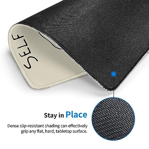 Jakayla Frog Mouse Pad with Non Slip Rubber Base, Mousepad with Stitched Edge, Waterproof Cute Gaming Mouse Pad for Computer Home Office Gaming Working 9.5" x7.9" - Self Care 165A