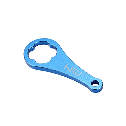 HSU Aluminum Thumbscrew Set + Wrench for Gopro Hero 11, 10, 9, 8, 7, 6, 5, 4, 3, Gopro Session, AKASO Campark and Other Action Cameras (Blue)