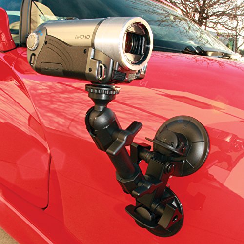 Delkin Devices Fat Gecko Dual Suction Camera Mount (DDMOUNT-SUCTION), black